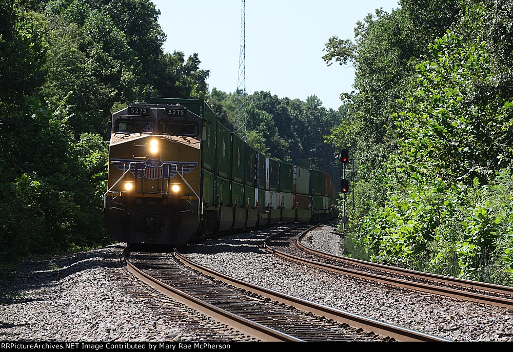 Northbound Union Pacific on the Chester Subdivision